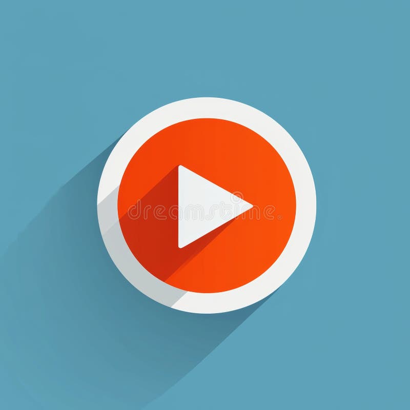 Play Button stock illustration. Illustration of media - 335304095