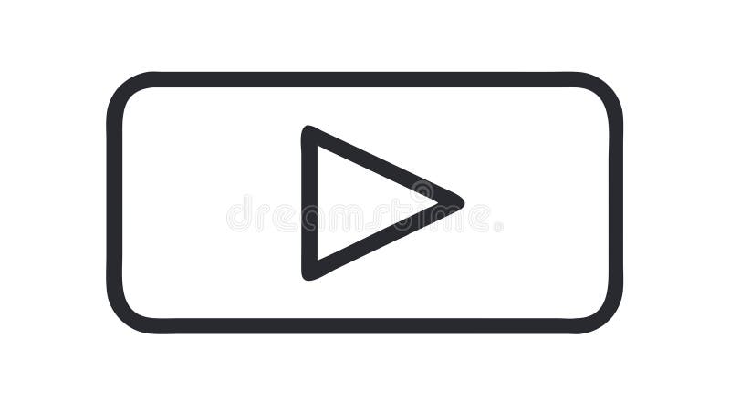 Play Button Media Player Start Control Icon, Vector Design Generative ...