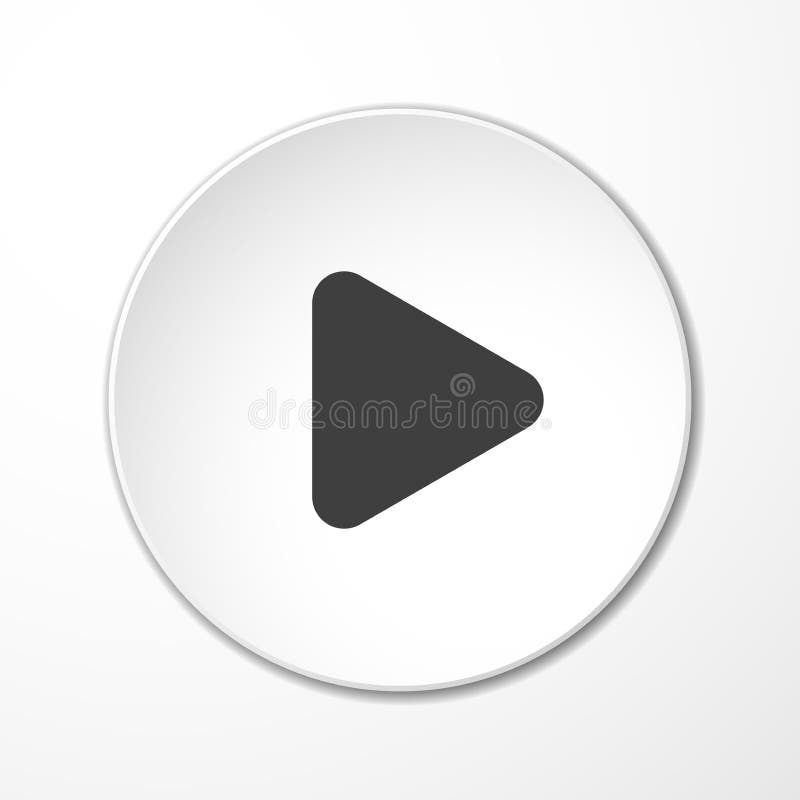 Play button stock vector. Illustration of design, sign - 119884864