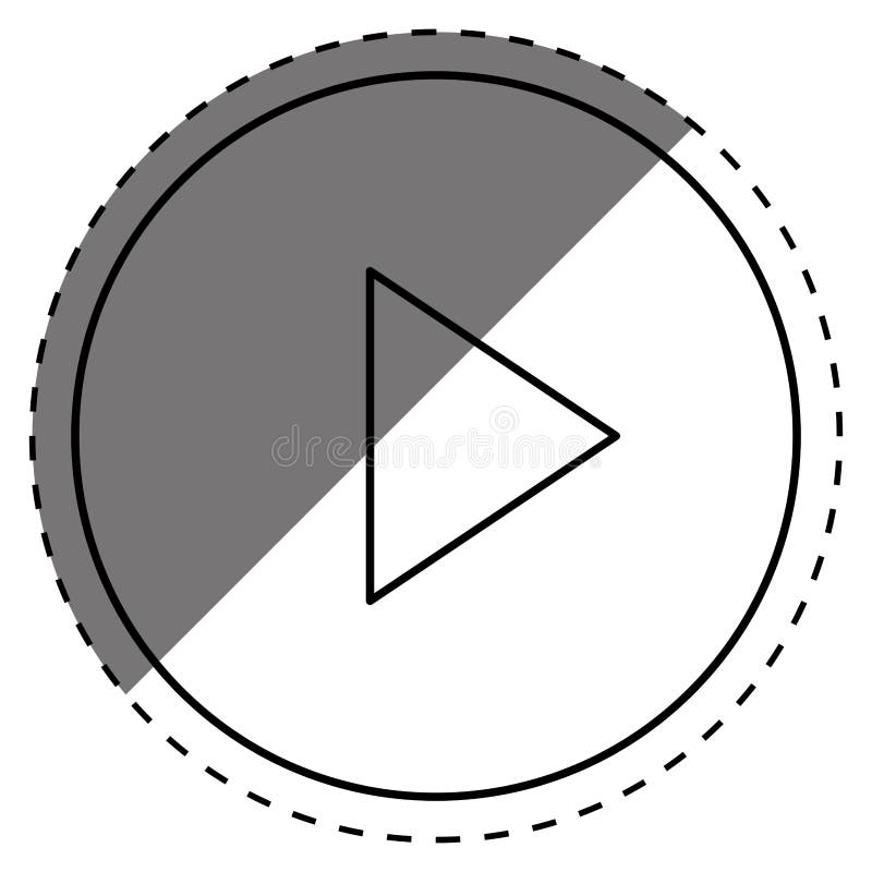 Play button sign stock vector. Illustration of isolated - 82025455