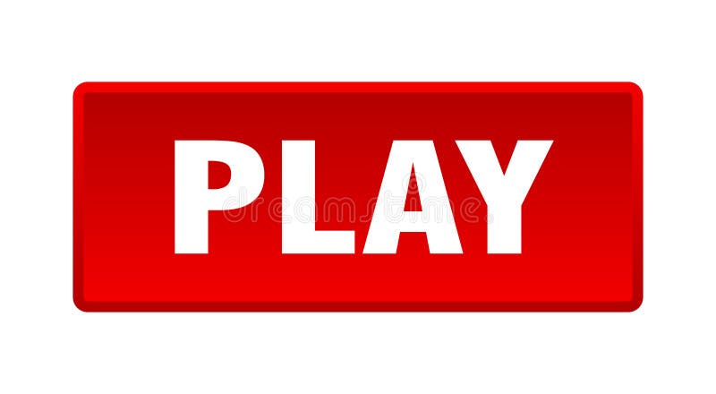 Play button stock vector. Illustration of icon, graphic - 119884864