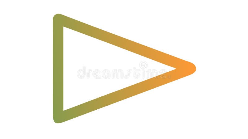 Play Button Triangle Icon Vector Illustration, Vector Design Generative ...