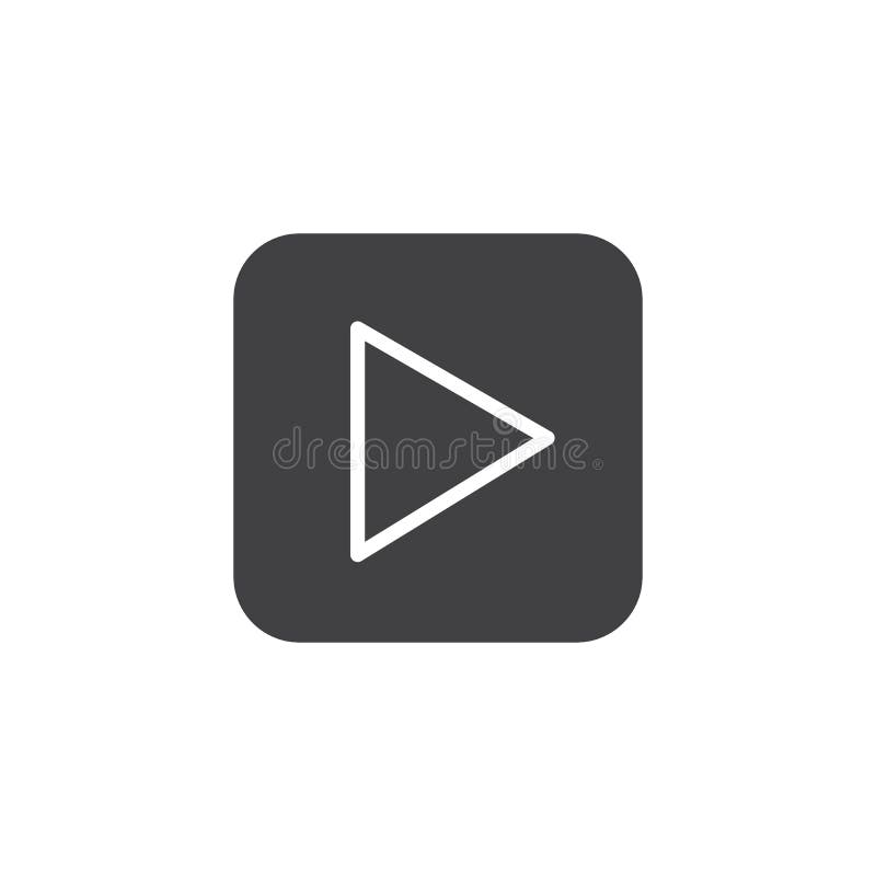 Button Icon Play Square Stock Illustrations – 26,116 Button Icon Play ...