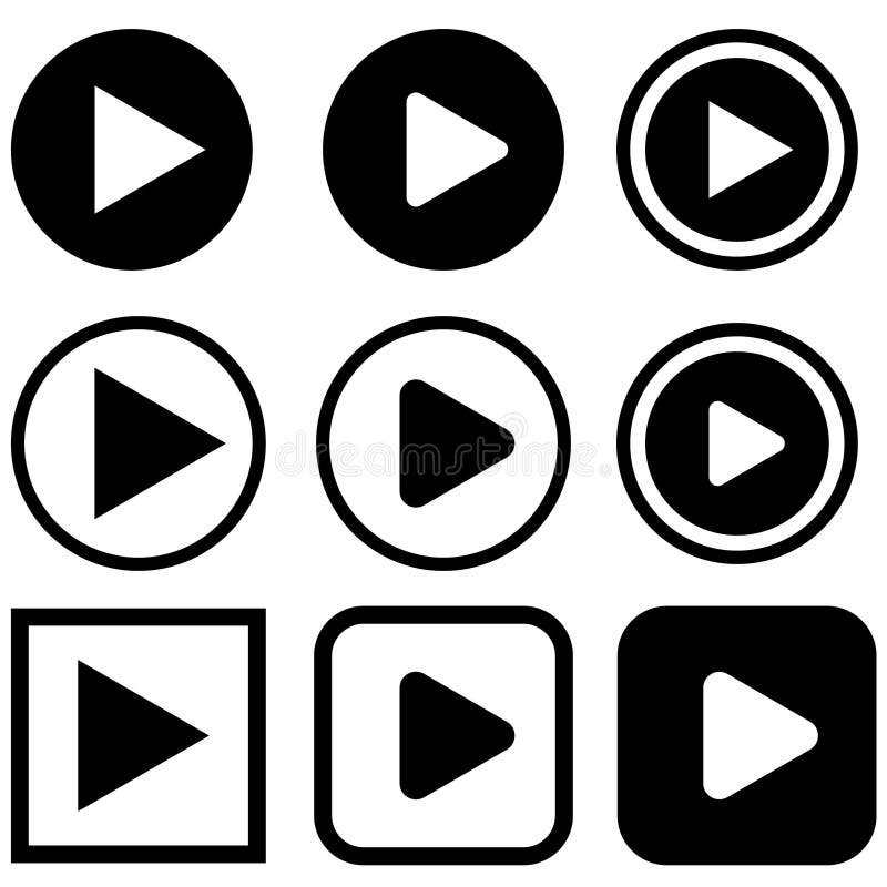 Play Video Symbol Stock Illustrations – 121,872 Play Video Symbol Stock ...