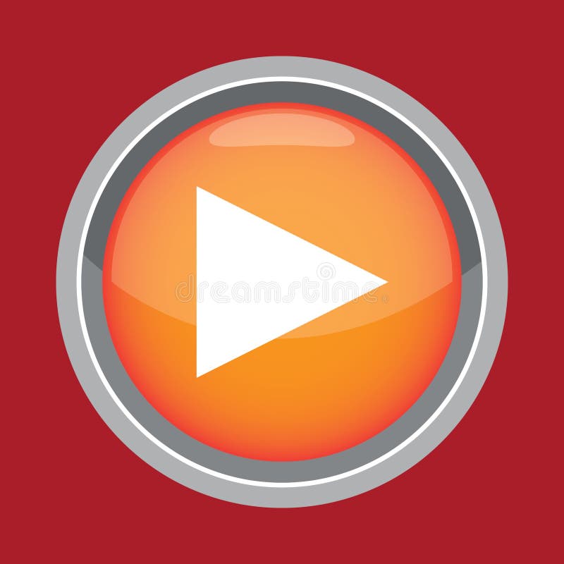 Play Button. Vector Illustration Decorative Design Stock Vector ...