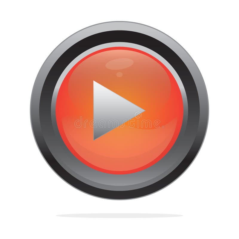 Play Button. Vector Illustration Decorative Design Stock Illustration ...