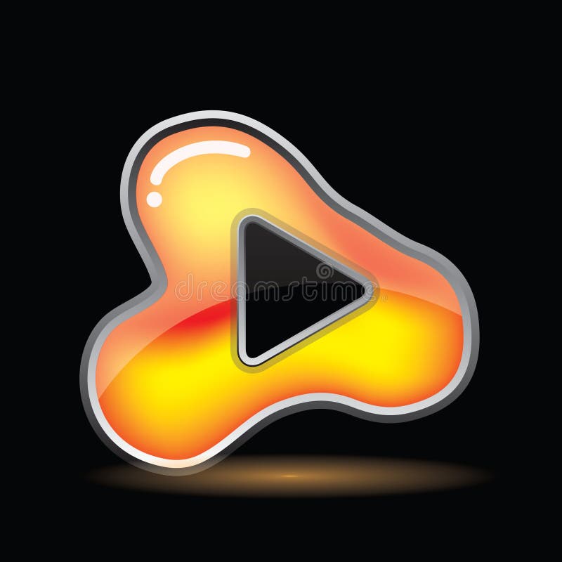 Play Button. Vector Illustration Decorative Design Stock Vector ...