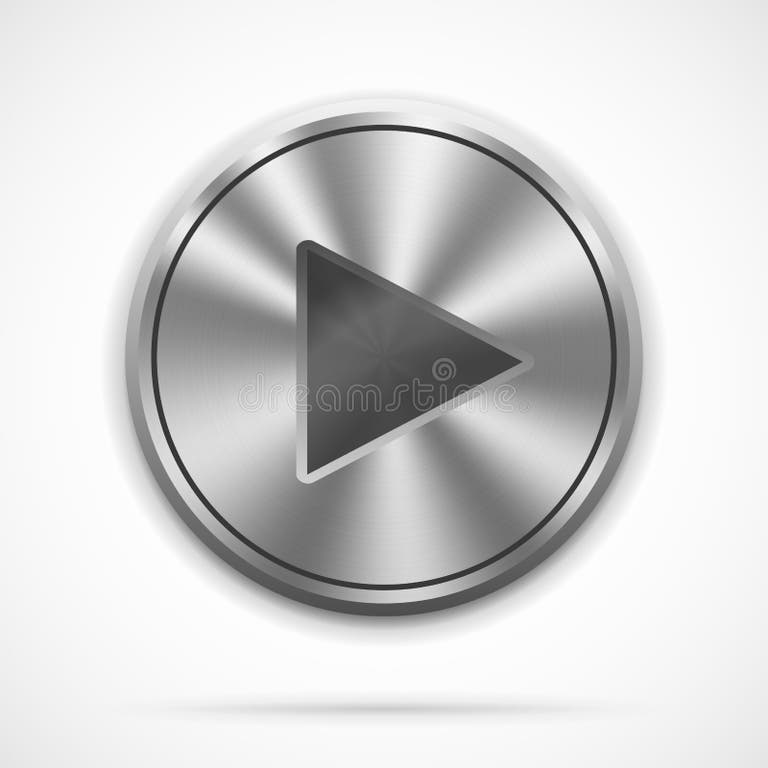 Play Button Design Vector Illustration Stock Vector - Illustration of ...