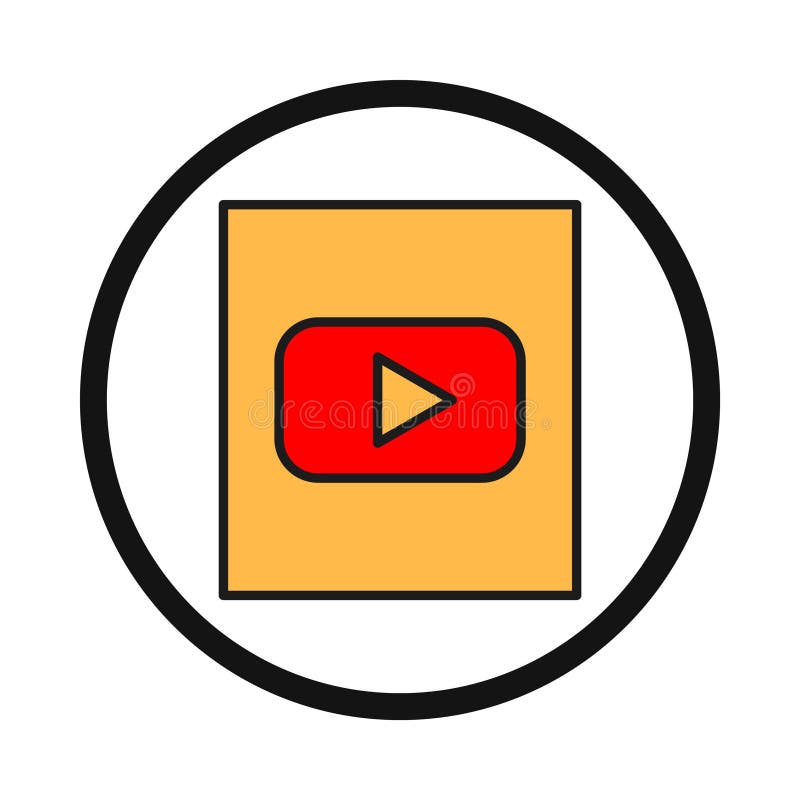 Play Button, Video Button, Video Player Icon Stock Vector ...