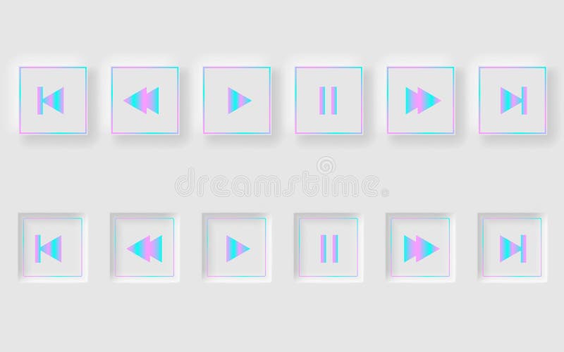 Blue Playback Buttons Stock Illustrations – 62 Blue Playback Buttons ...