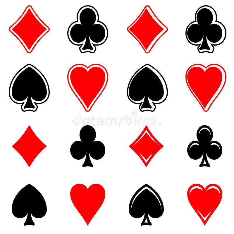Play Card S Signs Vector-icon Stock Vector - Illustration of playing ...