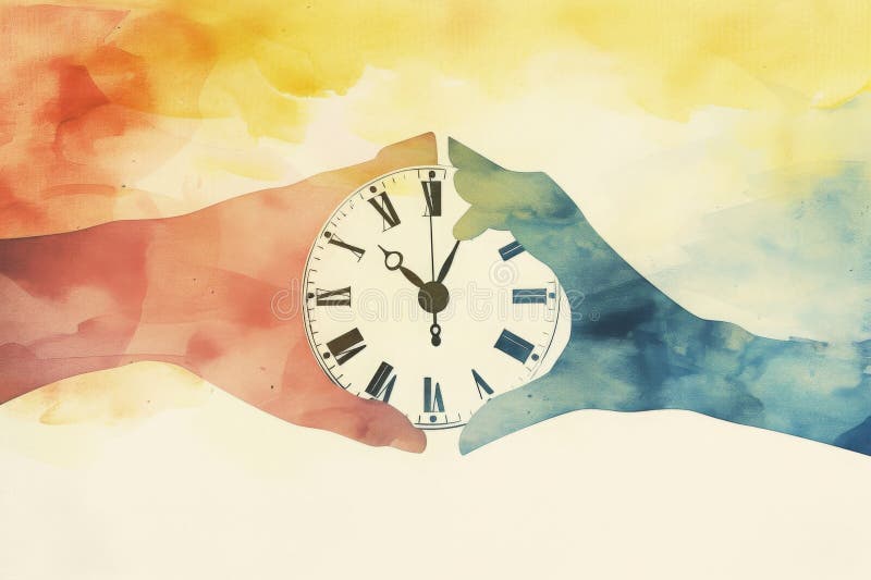 Play of Colors of the Time Change. Stock Photo - Image of impressive ...