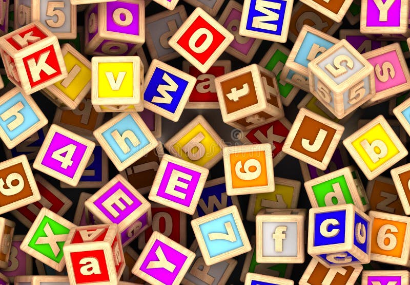 Play Cube (Seamless) stock illustration. Illustration of colored - 25652304