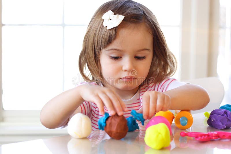 Play dough game stock photo. Image of clay, playing, childhood - 12429818