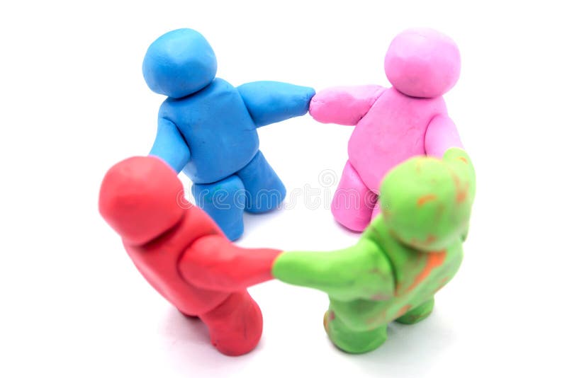 A Human Teamwork Statue on WMU Campus Stock Image - Image of food ...