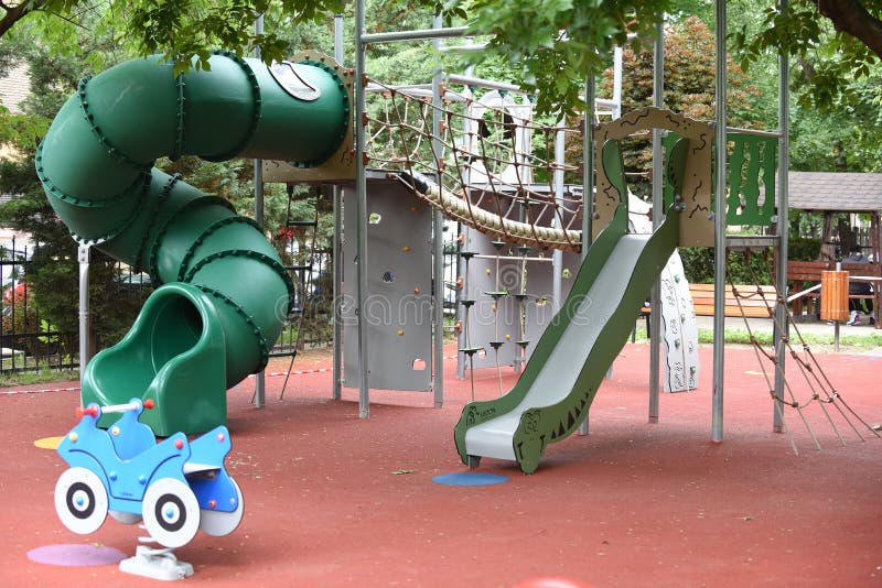 Play element in the park stock image. Image of rose - 186236763