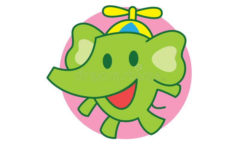 Play Elephant stock vector. Illustration of character - 67627101