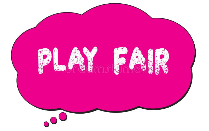 Play fair stock vector. Illustration of cartoon, winning - 48539154