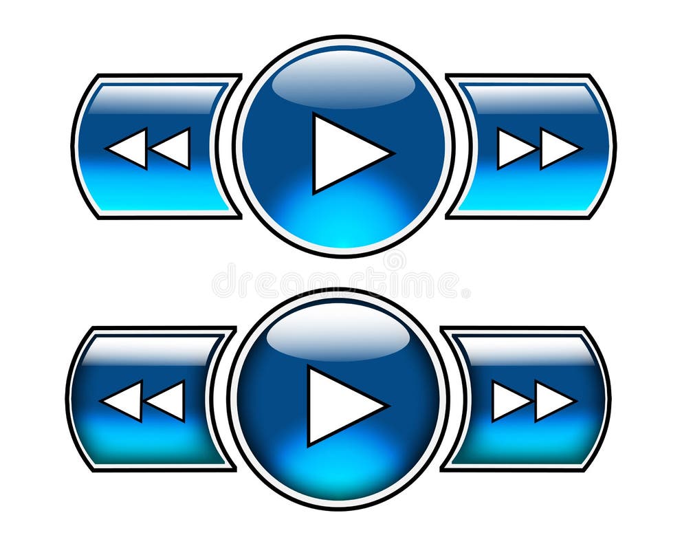 Fast Forward Pause Play Stop Stock Illustrations – 838 Fast Forward ...