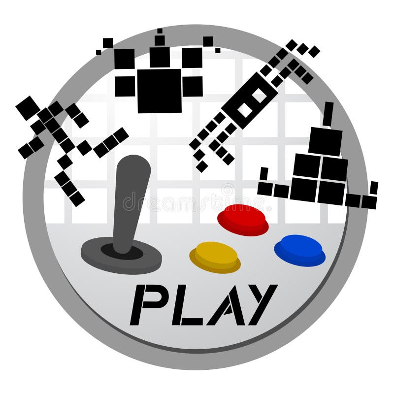 Play game icon stock vector. Illustration of badge, game - 34175185