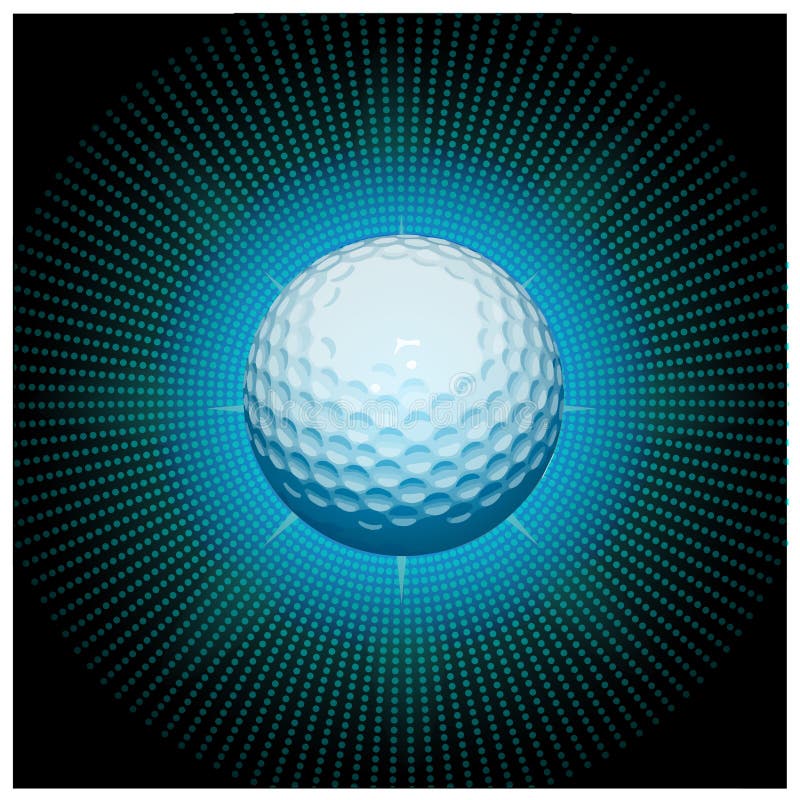 Play golf at night stock vector. Illustration of glas - 273809087