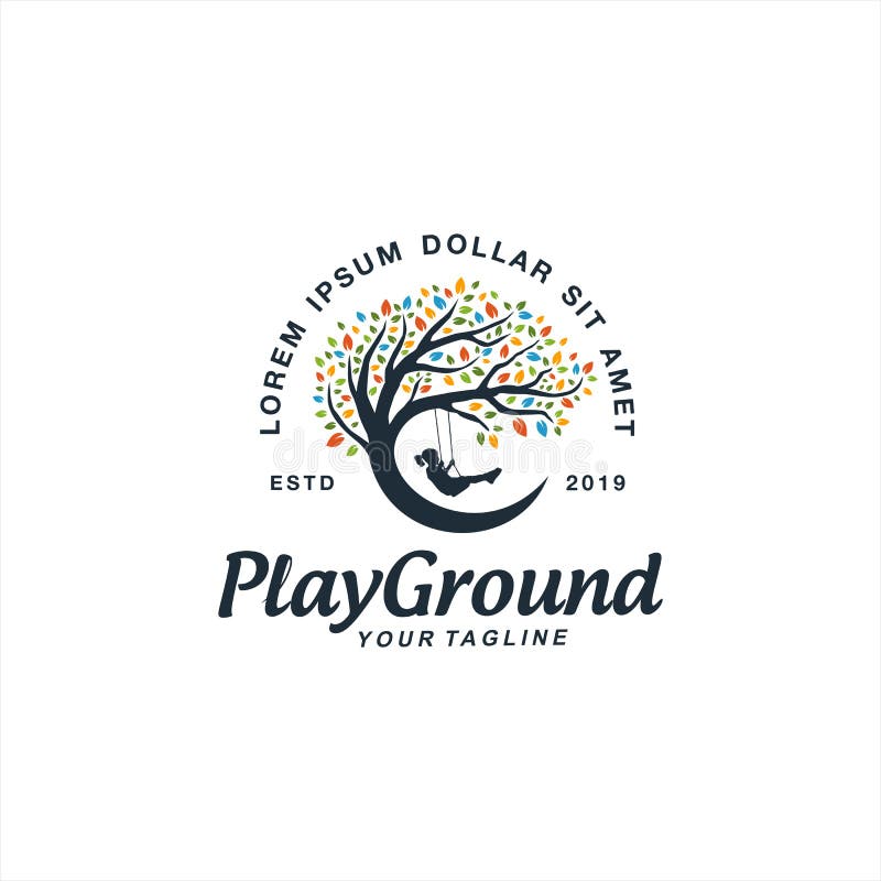 Logo Park Playground Center Stock Illustrations – 69 Logo Park ...