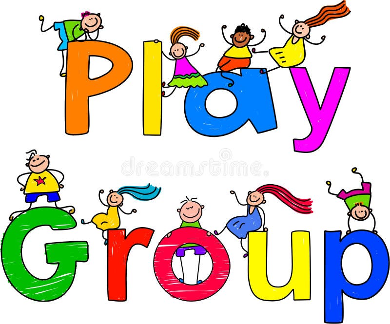 Play group stock illustration. Illustration of graphic - 8869376