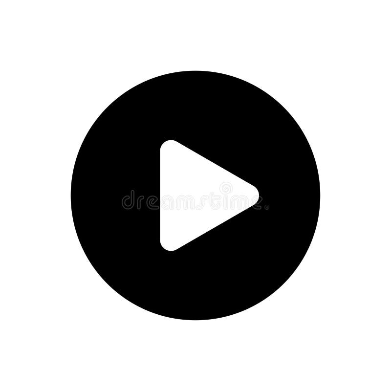 Play Icon Flat Vector Template Design Trendy Stock Vector ...