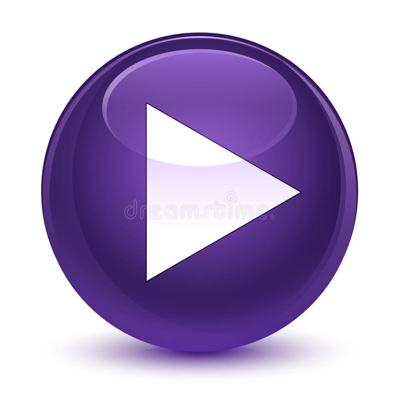 Play Icon Elegant Purple Diamond Button Stock Illustration ...