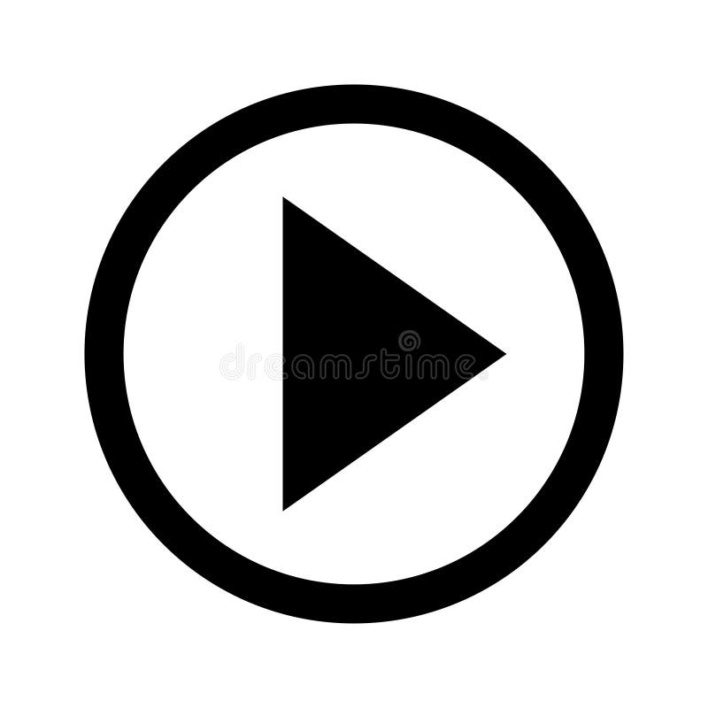 Play Icon, Media Play Symbol, Player Button For Start Or Next Symbol ...