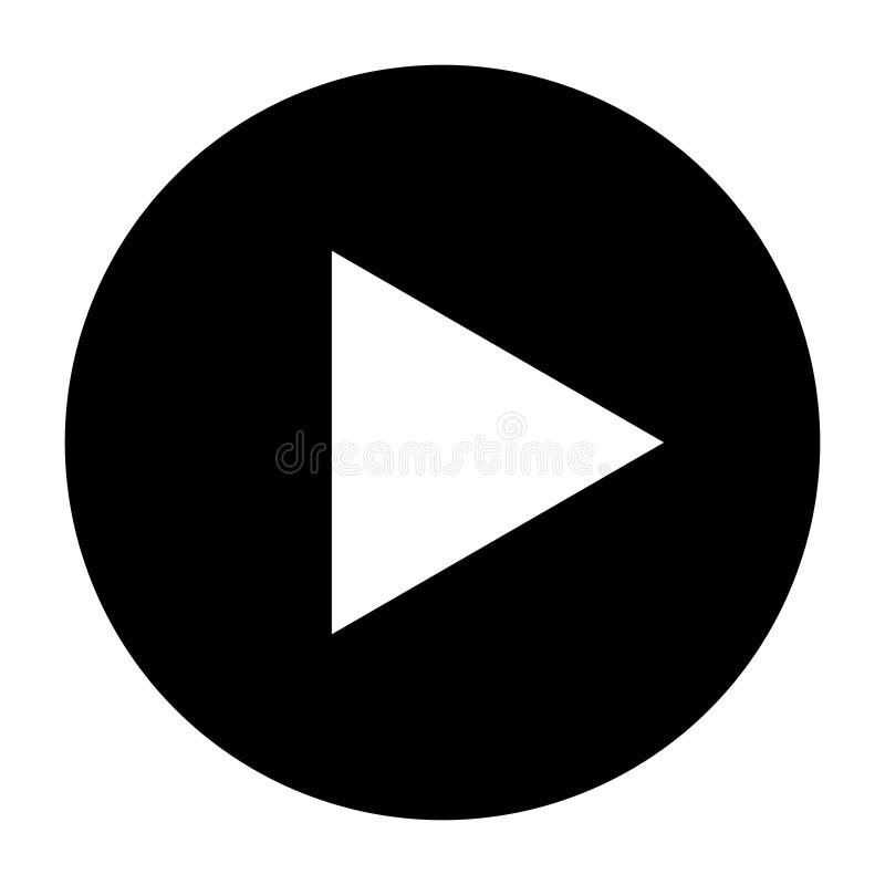 Play Icon. Media Vector Illustration Isolated on White Background ...