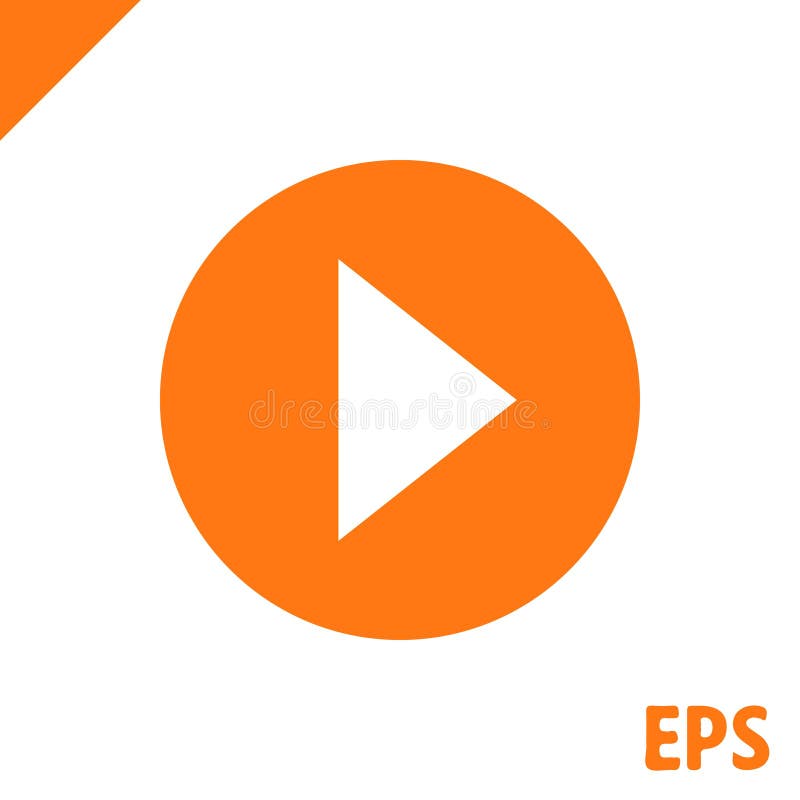 Play Icon Stock Vector Illustration Flat Design Stock Vector ...