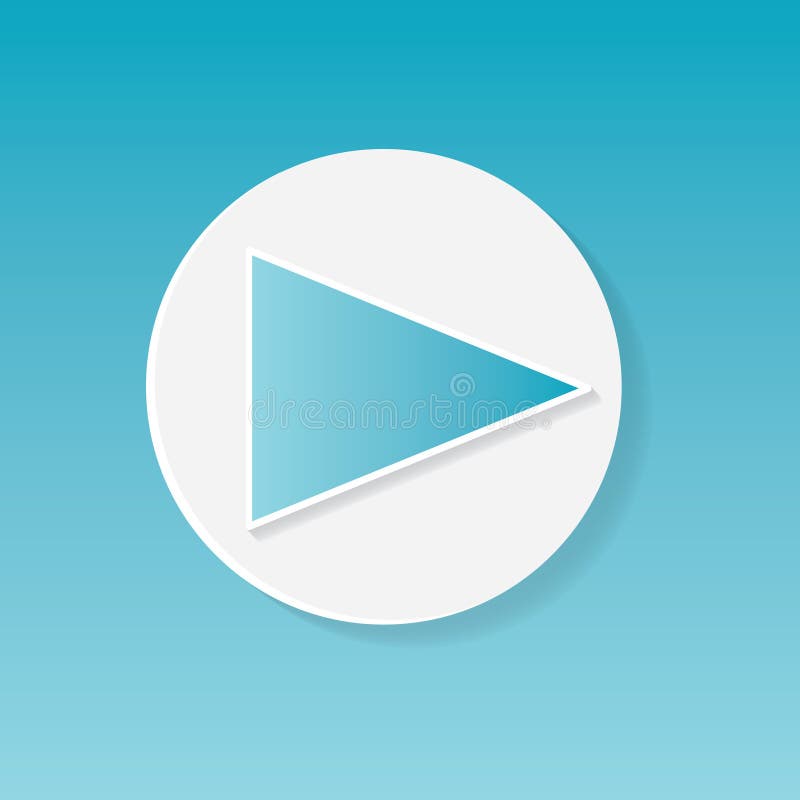 Play Icon- Vector Illustration Stock Vector - Illustration of start ...