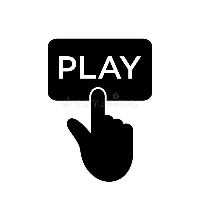 Play Icon Vector Logo Design Template Stock Vector - Illustration of ...