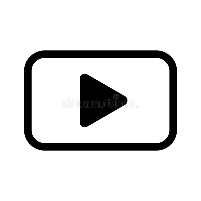 Play Icon Vector. Music Video Play Button Symbol Design Stock ...