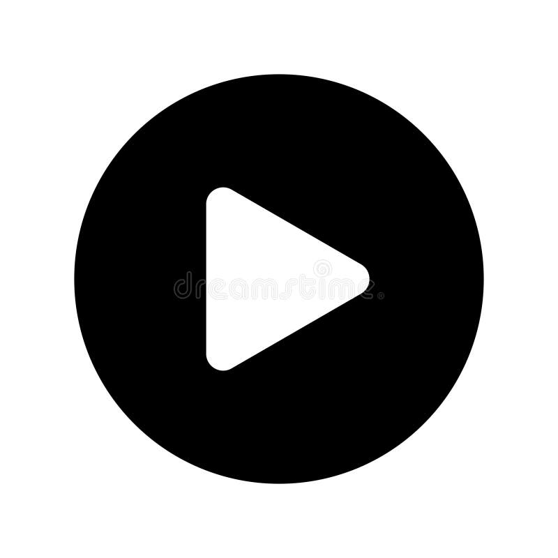 Play Icon Vector. Music Video Play Button Symbol Design Stock ...
