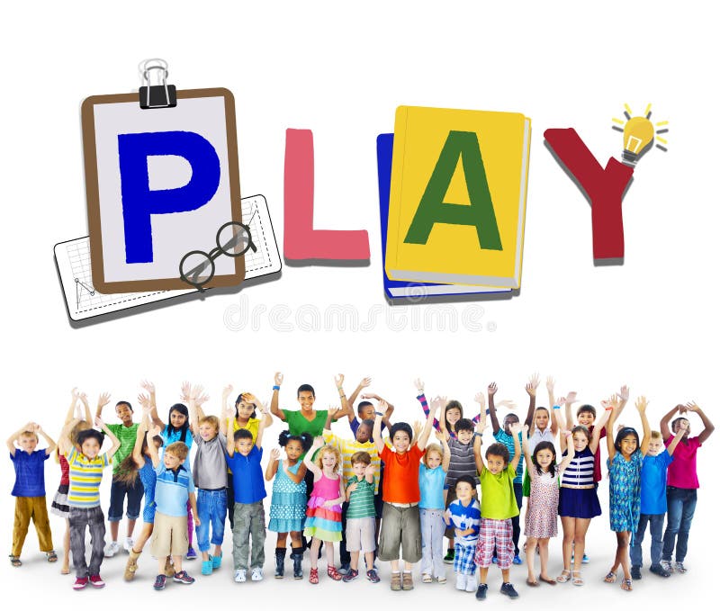 Play Leisure Activity Recreation Entertainment Playing Concept Stock ...