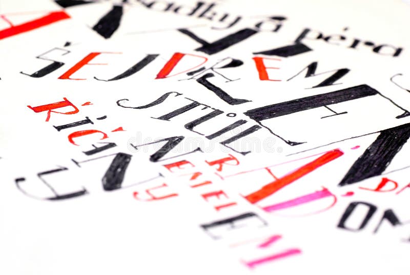 Play with letters. stock photo. Image of cipher, conundrum - 18055834