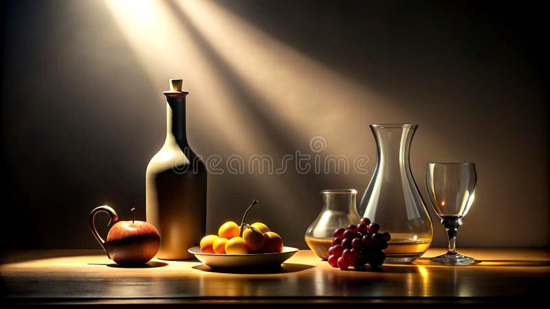 A Play of Light and Form: Exploring Shadows in a Dramatic Still Life AI ...