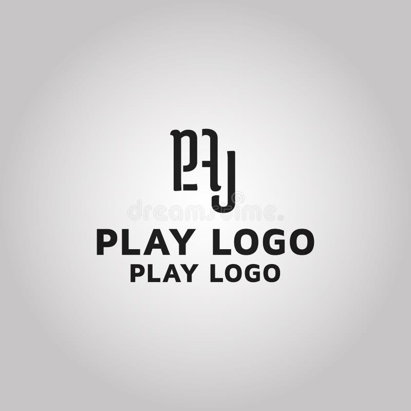 Play Vectpr Logo Design Company Stock Illustration - Illustration of ...