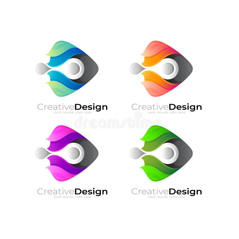 Play Logo Design Technology, Set Play Design Audio Stock Vector ...