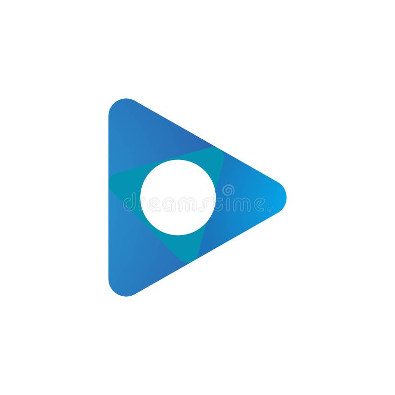 Play logo vector stock vector. Illustration of clean - 219499337