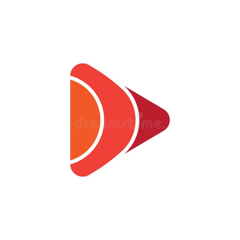 Play logo vector stock vector. Illustration of application - 219499350