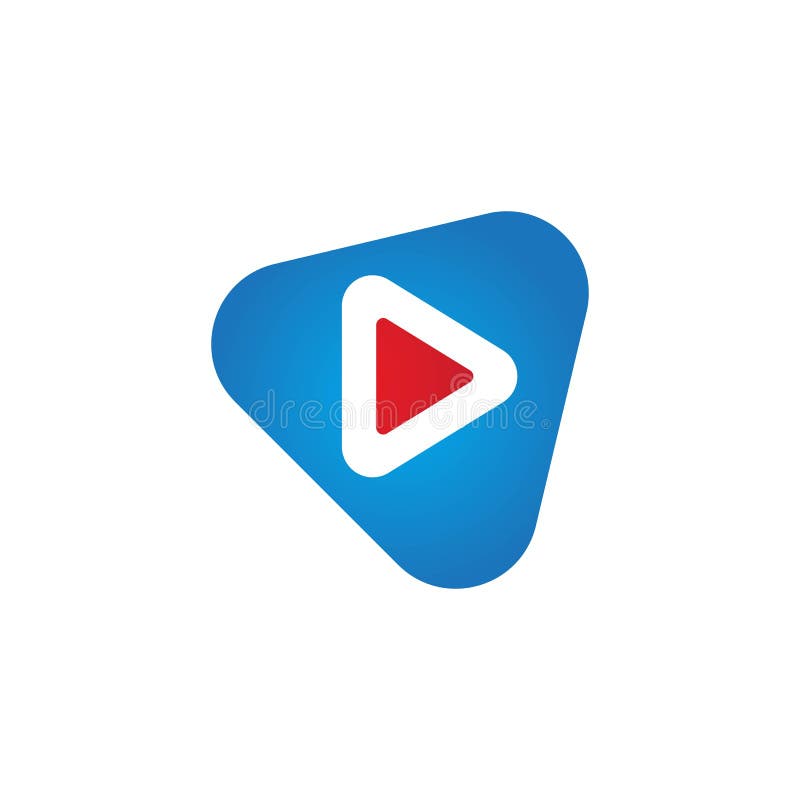 Play logo vector stock vector. Illustration of digital - 219499355