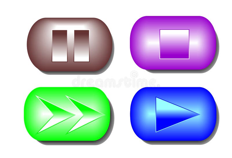 Music icon violet stock illustration. Illustration of desk - 30519746