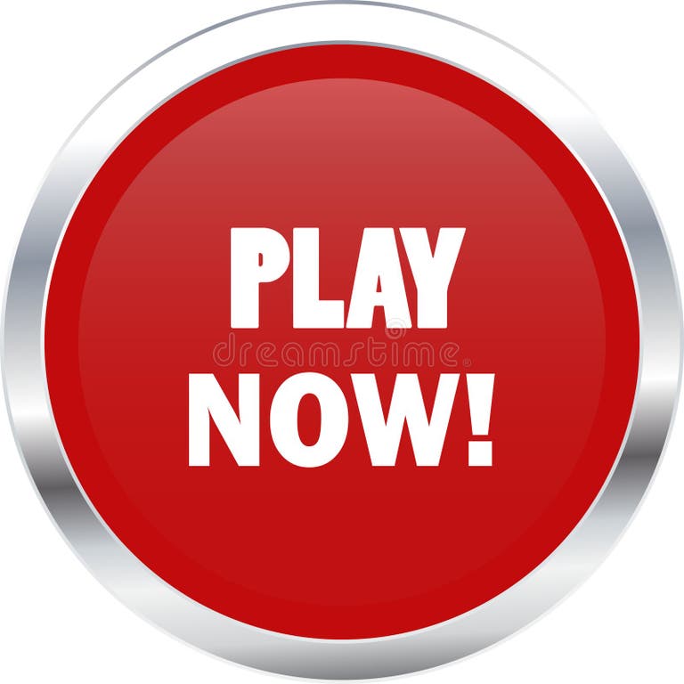 Play Now Button, Play Now Sign Vector, Play Now Red Icon Stock Vector ...