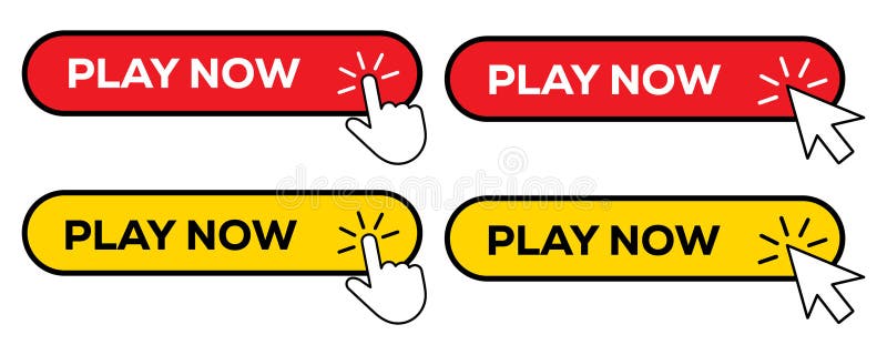 Play Button Game Stock Illustrations – 79,300 Play Button Game Stock ...