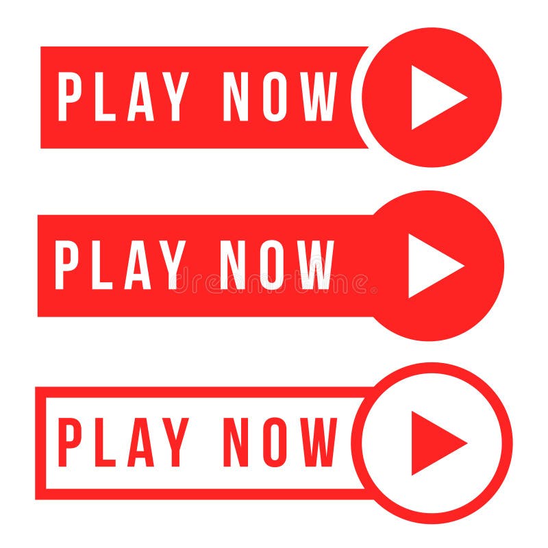 Play Now Buttons Stock Illustrations – 1,956 Play Now Buttons Stock ...