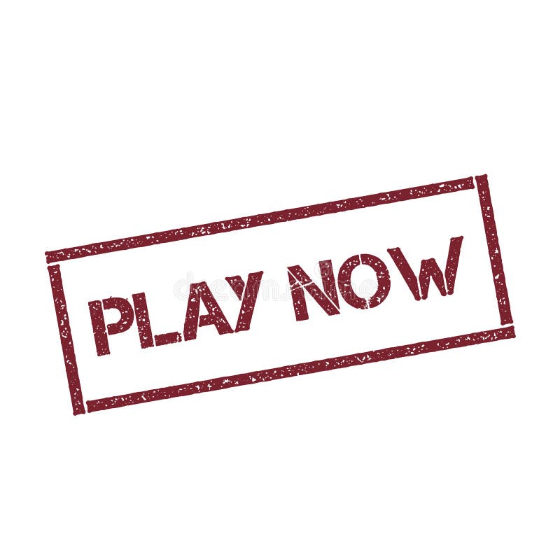 Play Now Rectangular Stamp. Stock Vector - Illustration of cargo, shop ...