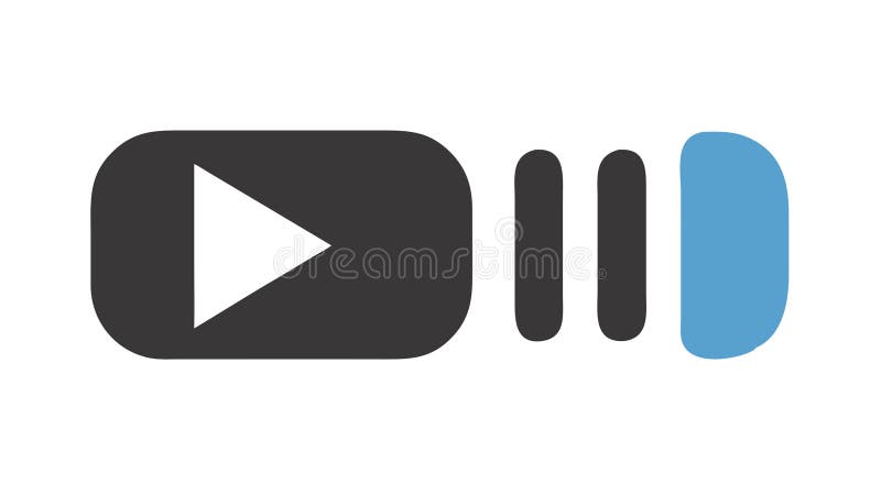 Play Pause Button, Essential Media Playback Control, Vector Design ...